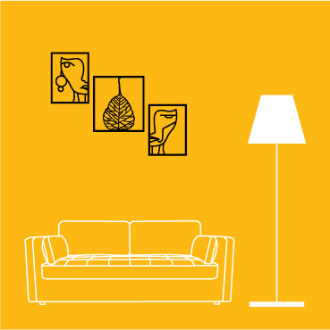 2D Modern Art CNC Laser Cutting Wall art Design – ArtElora